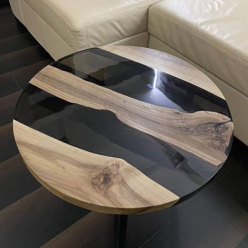 Round Epoxy Table - Etsy