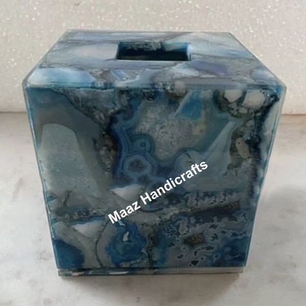 Royal Blue Tissue Box - Etsy