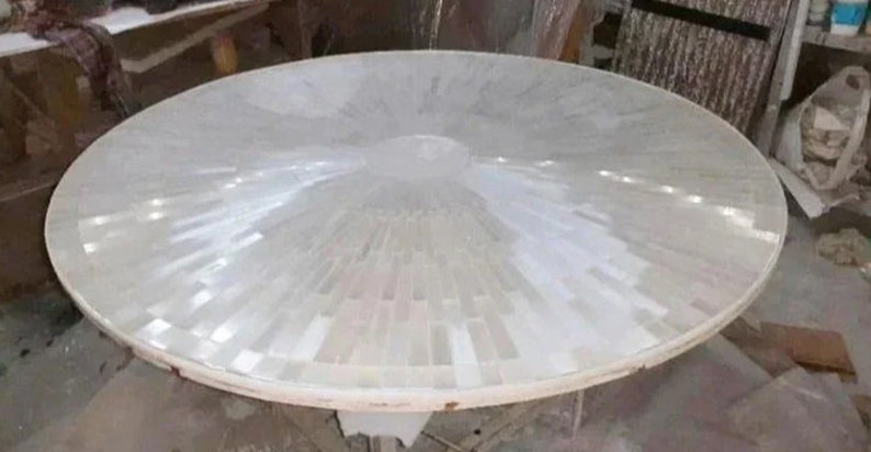 Selenite Table Top, Selenite Dining Table, Selenite Coffee Table ...