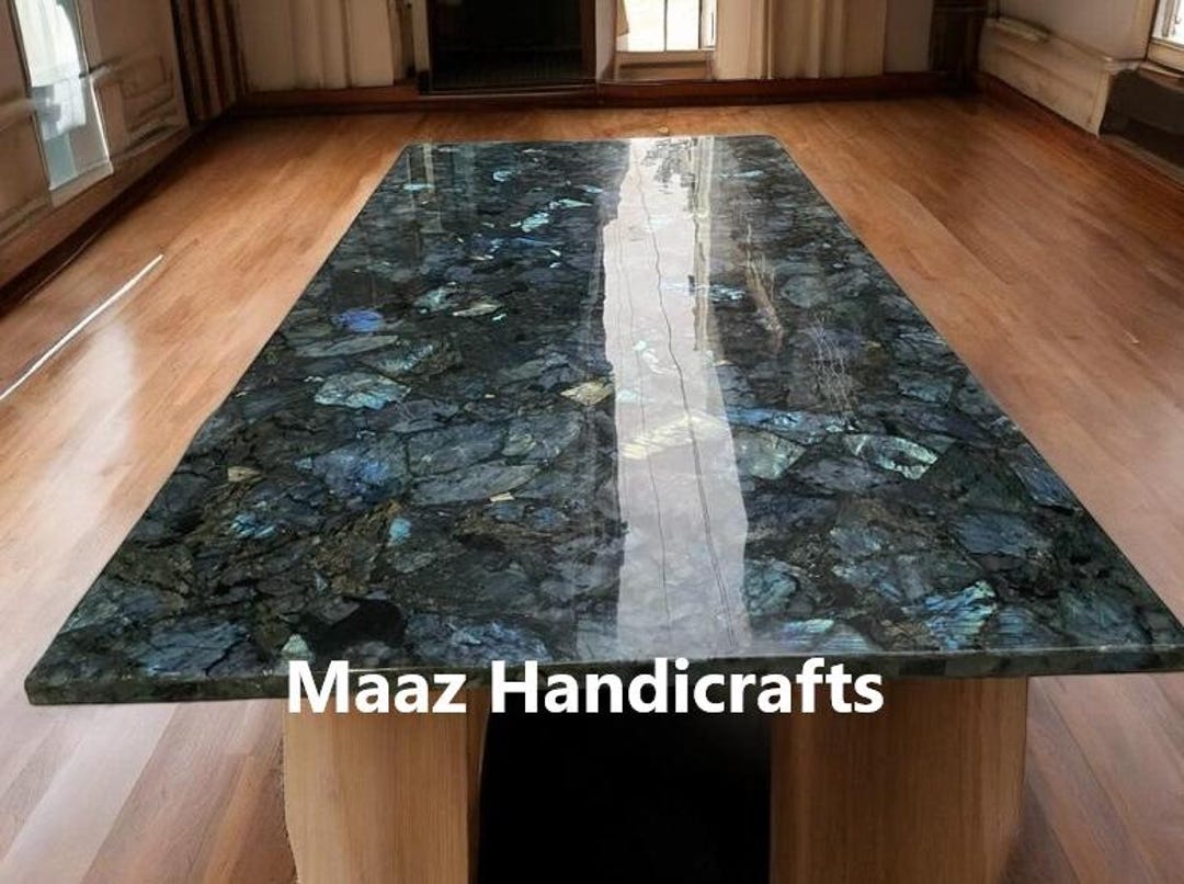Labradorite Stone Dining Table Kitchen Countertop/ Slab - Etsy