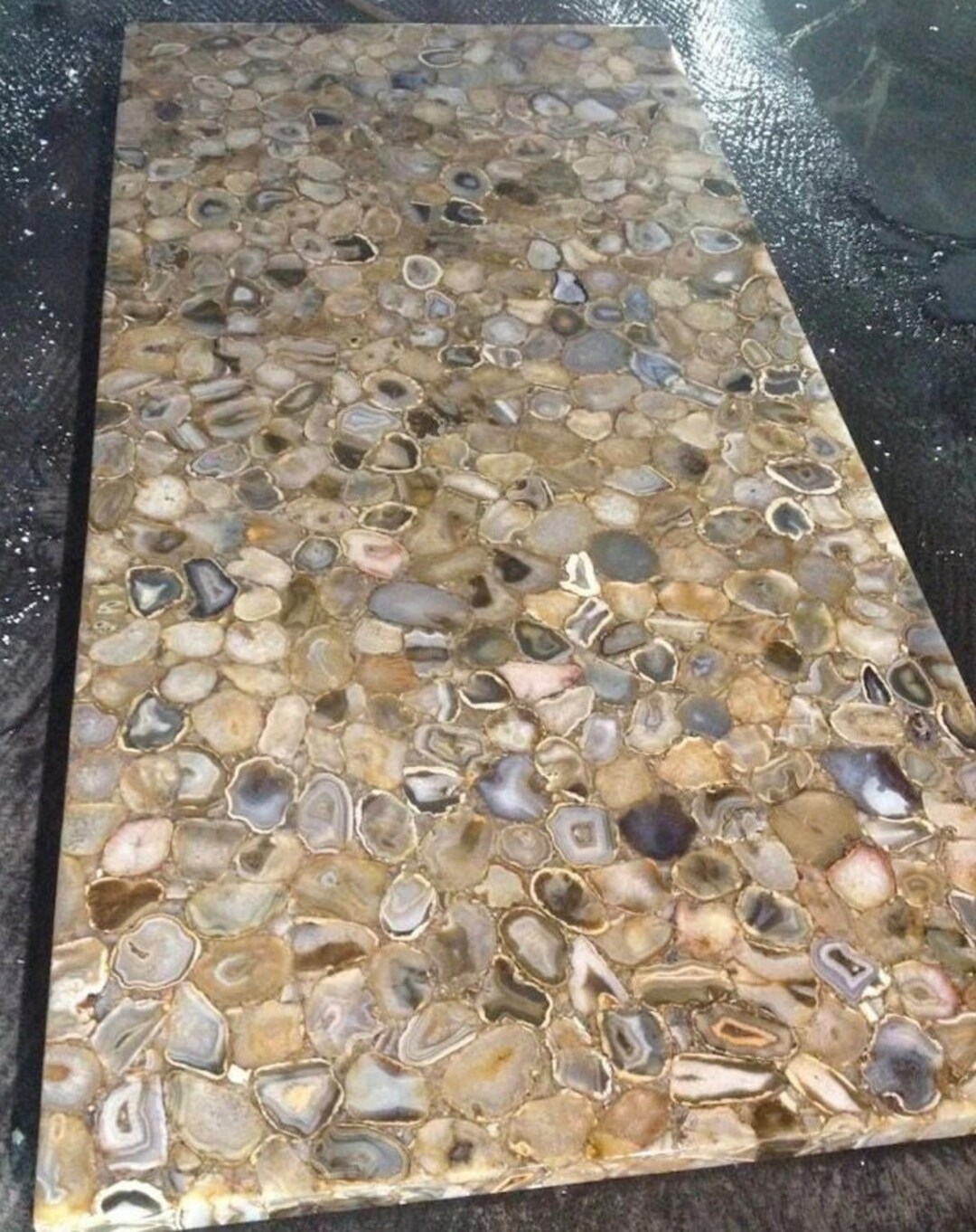 Agate Kitchen Slab/ Rectangular Table/ Agate Kitchen Slab / Agate ...