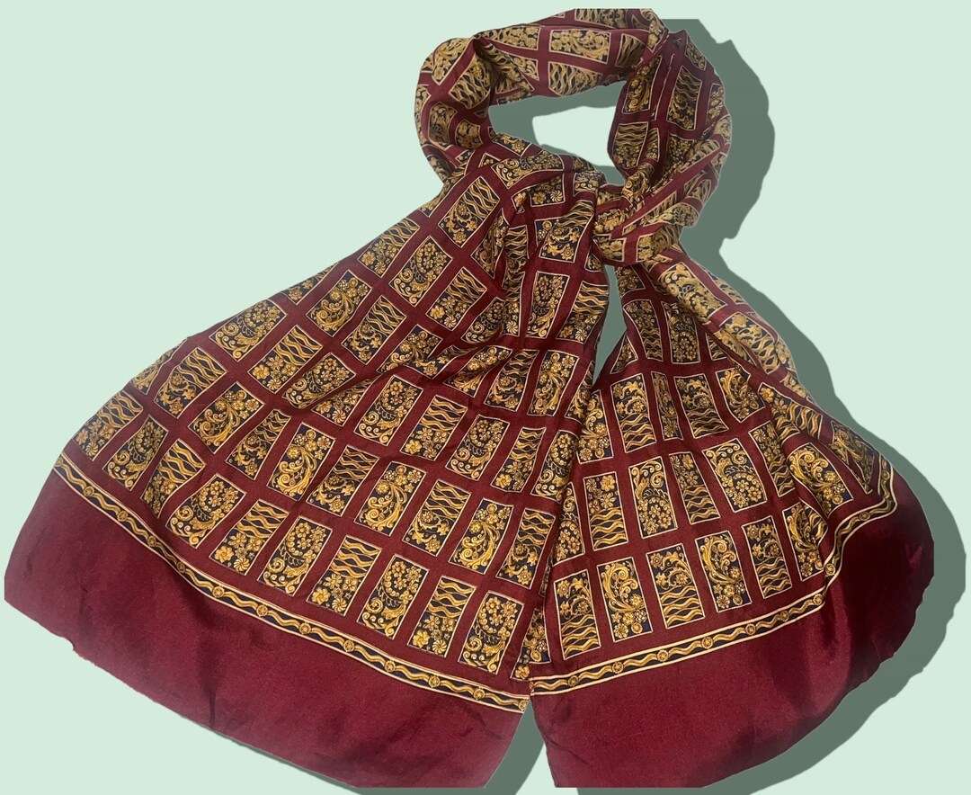 Vintage Retro Rare Stunning Indie RB Pure Silk Mod Scarf / Neck Tie ...