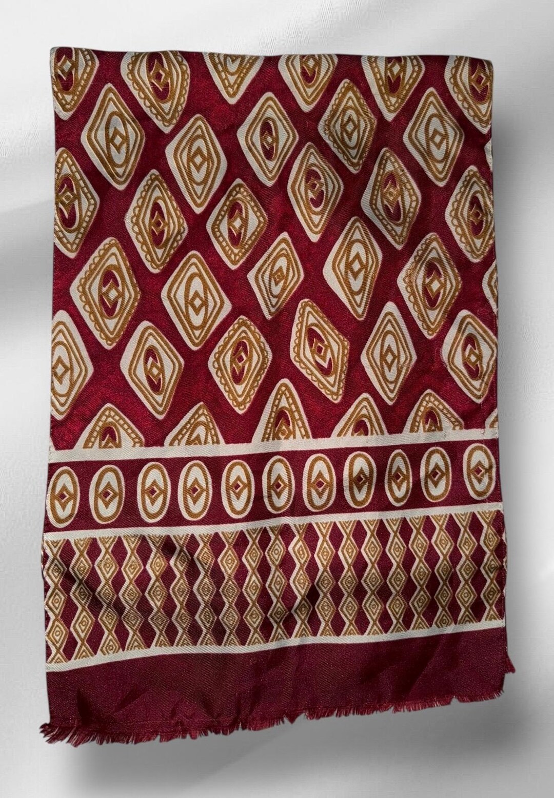 Vintage Retro Men’s Rare Stunning Original 70s Indie Mod Scarf / Neck ...