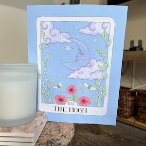 The Moon Pastel Tarot - Etsy