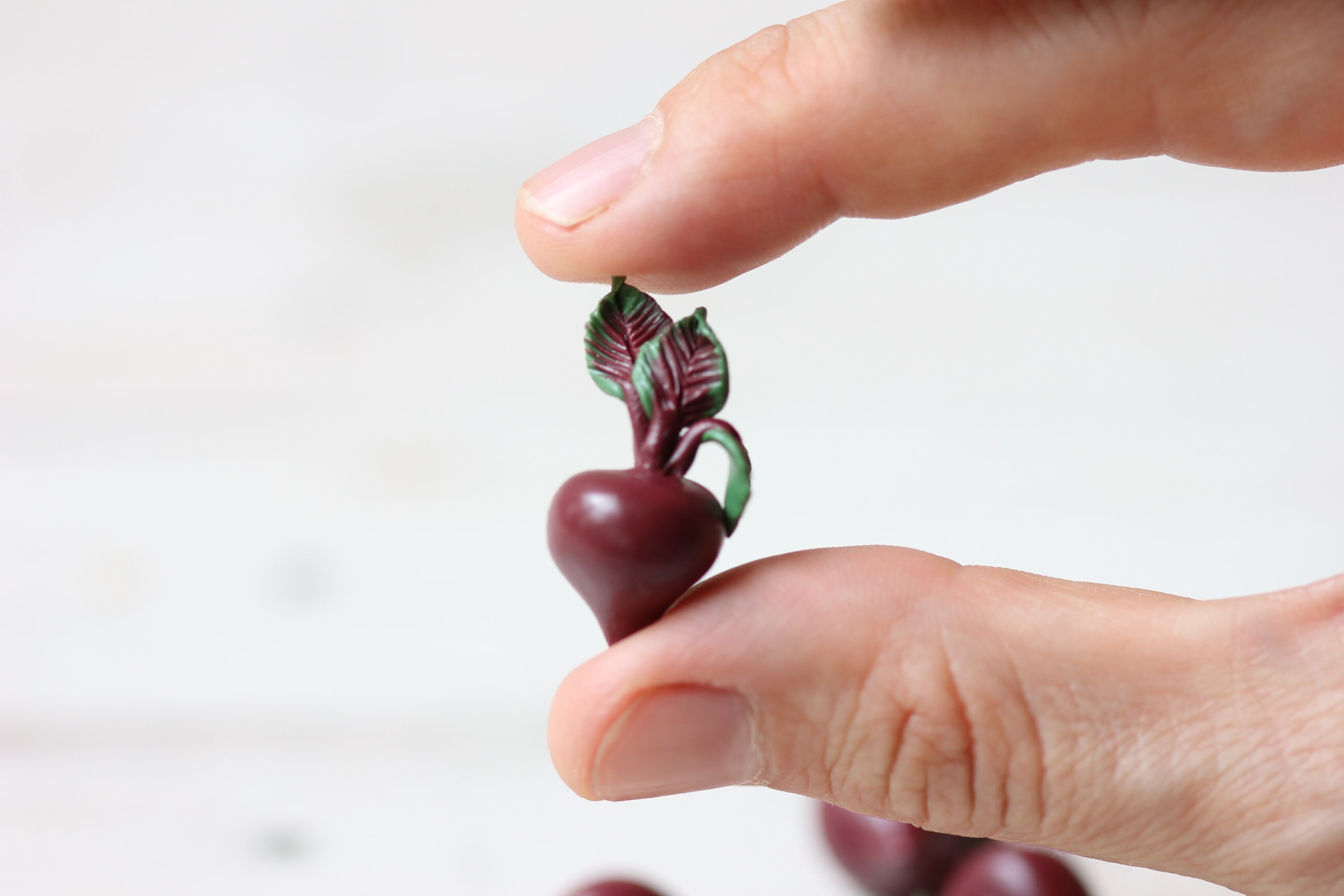 Beetroot Mini Vegetables 1:6 Miniature Food for Dollhouse 5 Pcs Beet ...