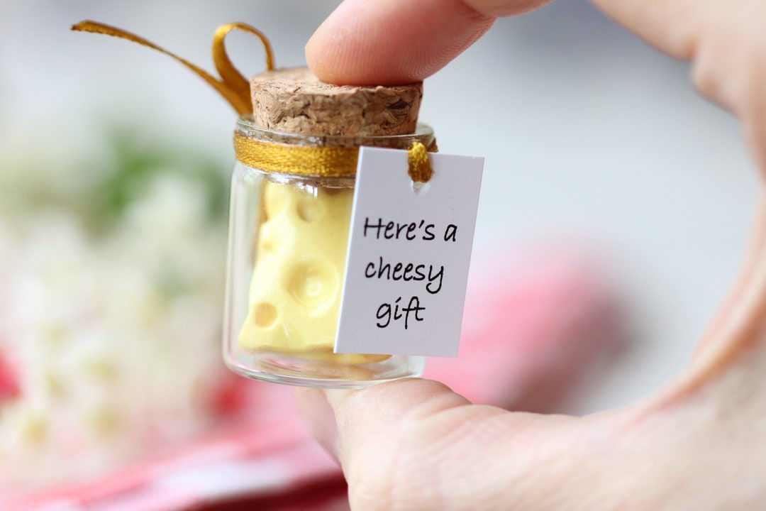 Here's a Cheesy Gift Polymer Clay Miniature Boyfriend Girlfriend Funny ...