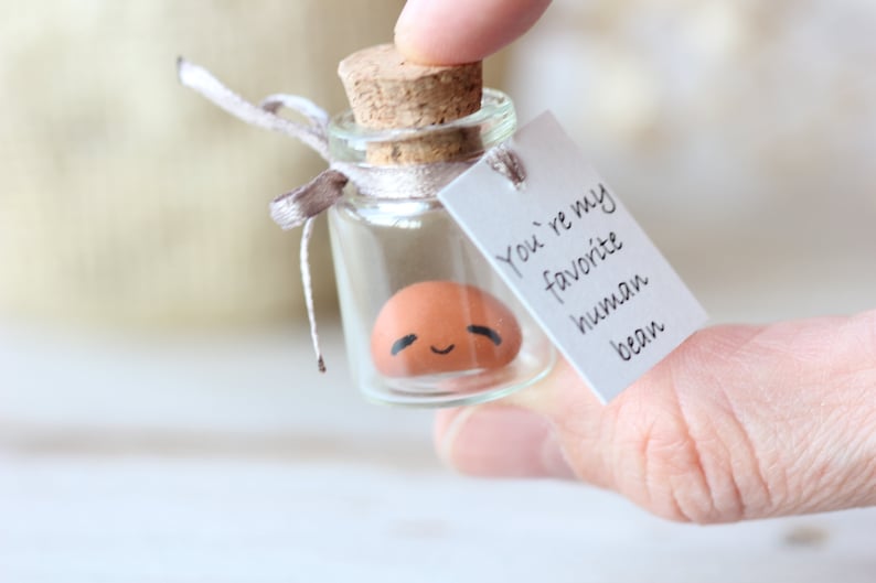Cute Baked Bean Gift, You Are My Favourite Human Bean, Punny Birthday ...