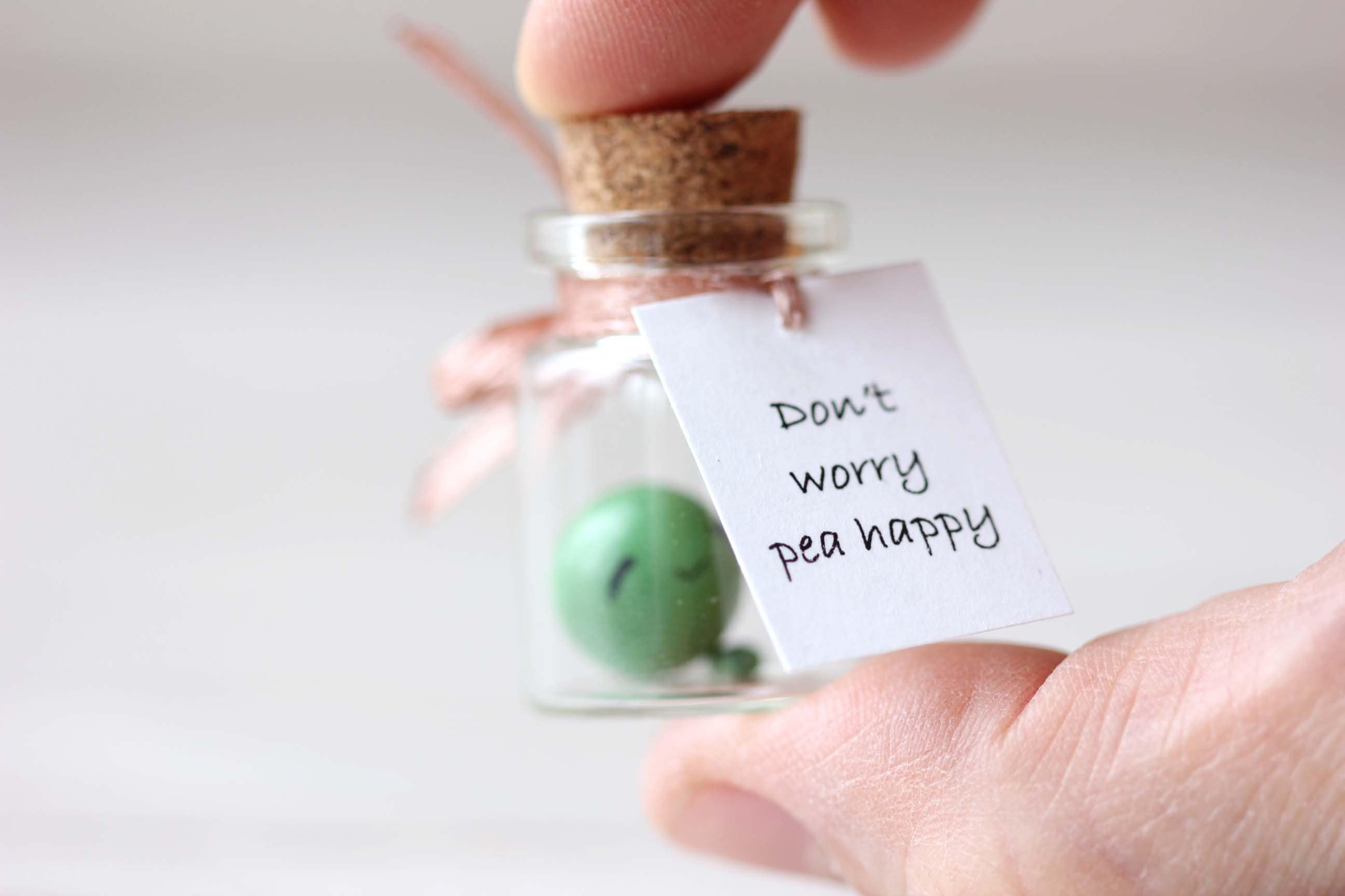 Funny Motivational Gift Pea Miniature Figurine Personalized Unique ...