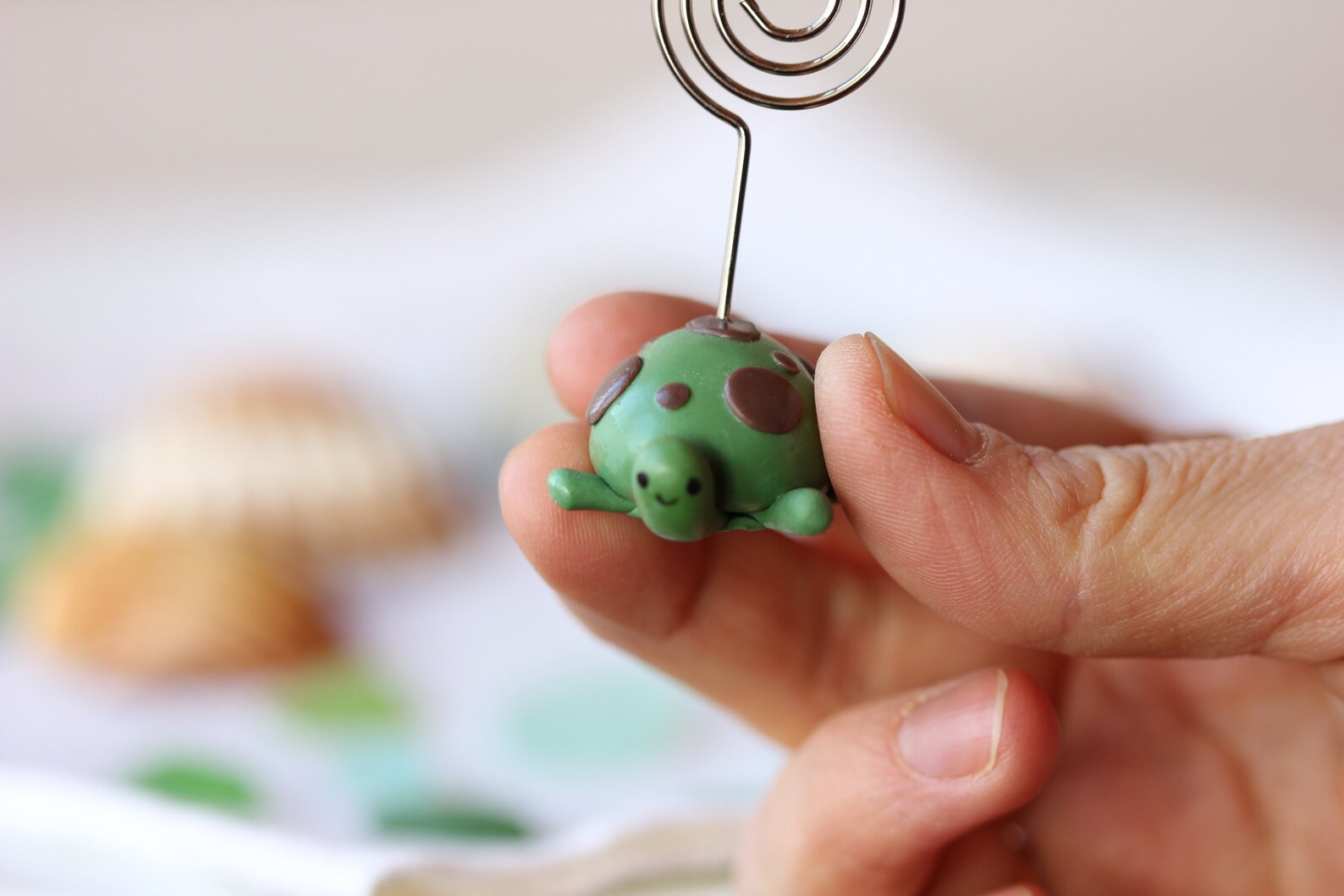 Turtle Figurine Custom Birthday Holiday Name Place Card Holders Table ...
