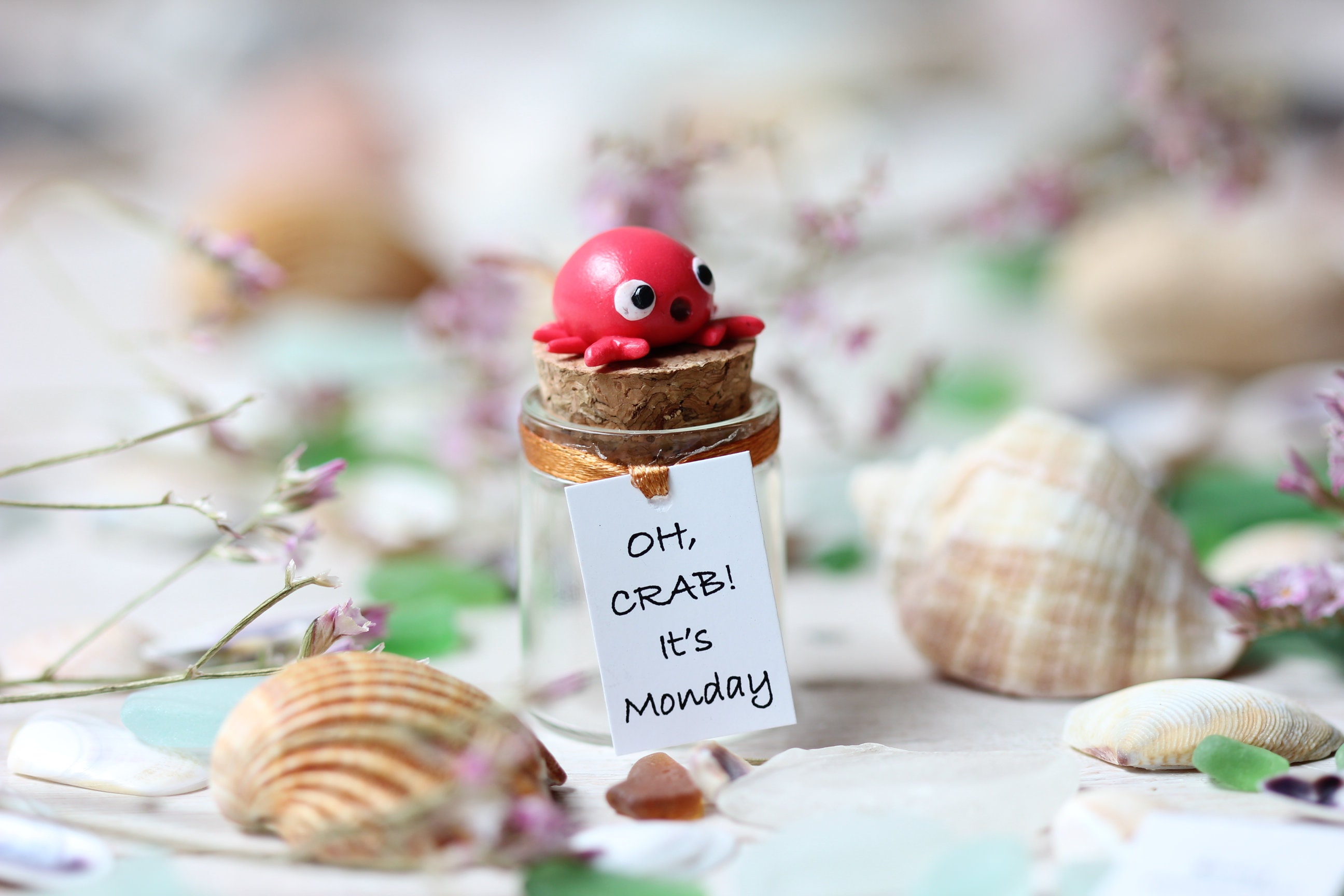 OH, CRAB! It’s Monday! Funny Personalized Gift for Colleagues Miniature ...