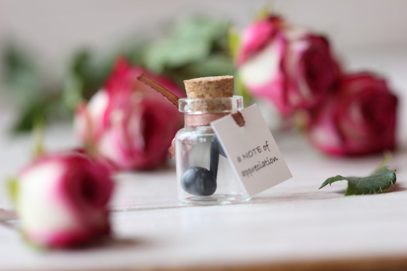 Customizable Glass Bottle of Appreciation Note - A Heartfelt Gift for ...