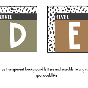 Instant Download Reading Level Labels Book Bin Labels Neutral Classroom ...