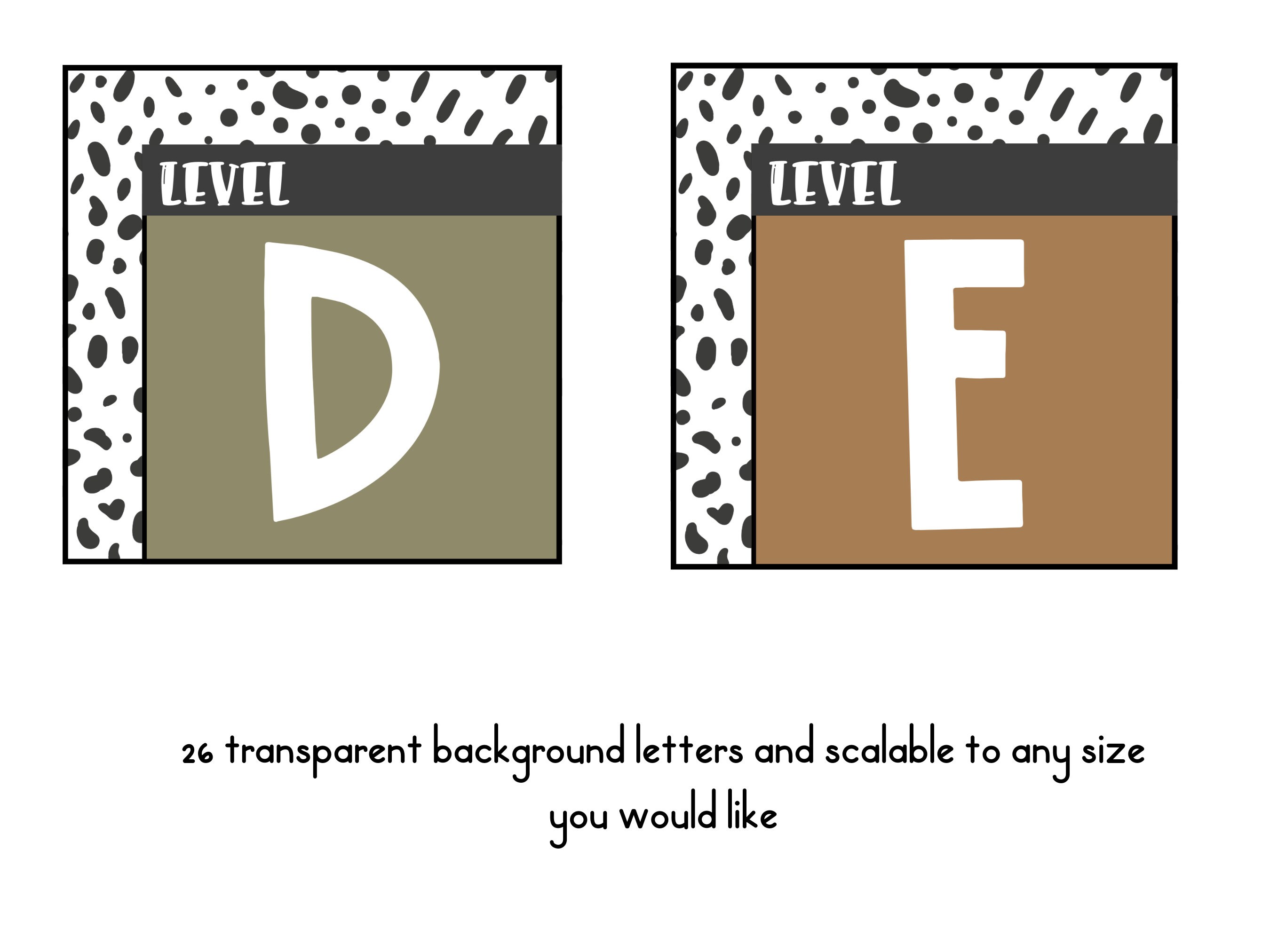 Instant Download Reading Level Labels Book Bin Labels Neutral Classroom ...