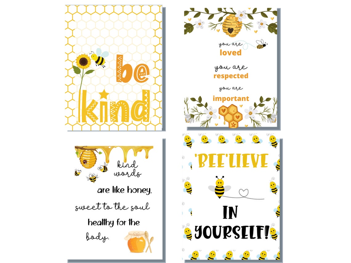 WALL ART Instant Download Classroom Motivational Poster Bee Theme ...