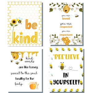 WALL ART Instant Download Classroom Motivational Poster Bee Theme ...