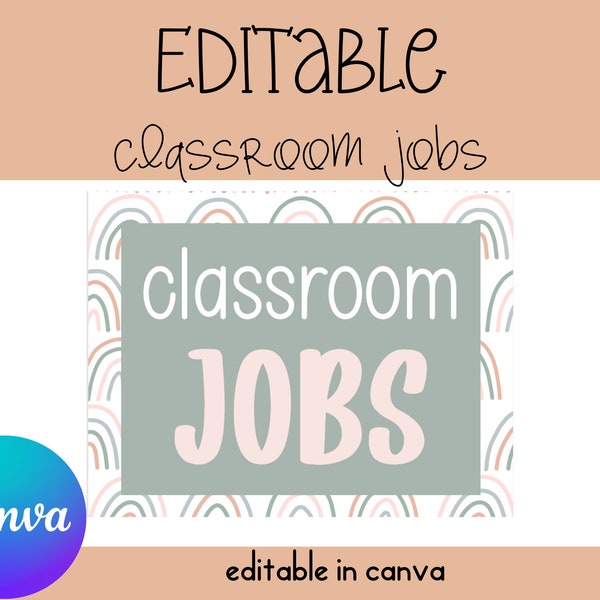 Classroom Jobs Chart - Etsy