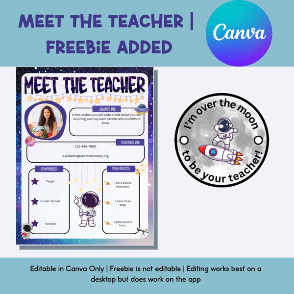 Middle School Meet the Teacher - Etsy