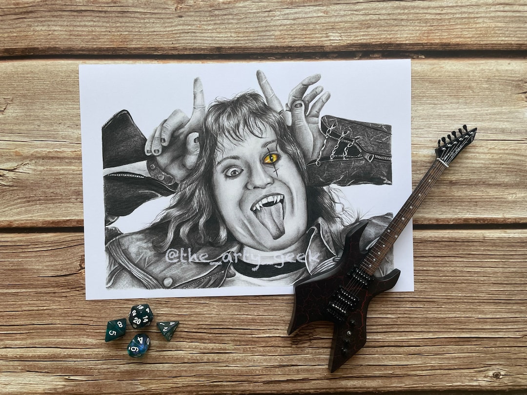 Vampire Eddie Munson Kas Stranger Things Art Print - Etsy