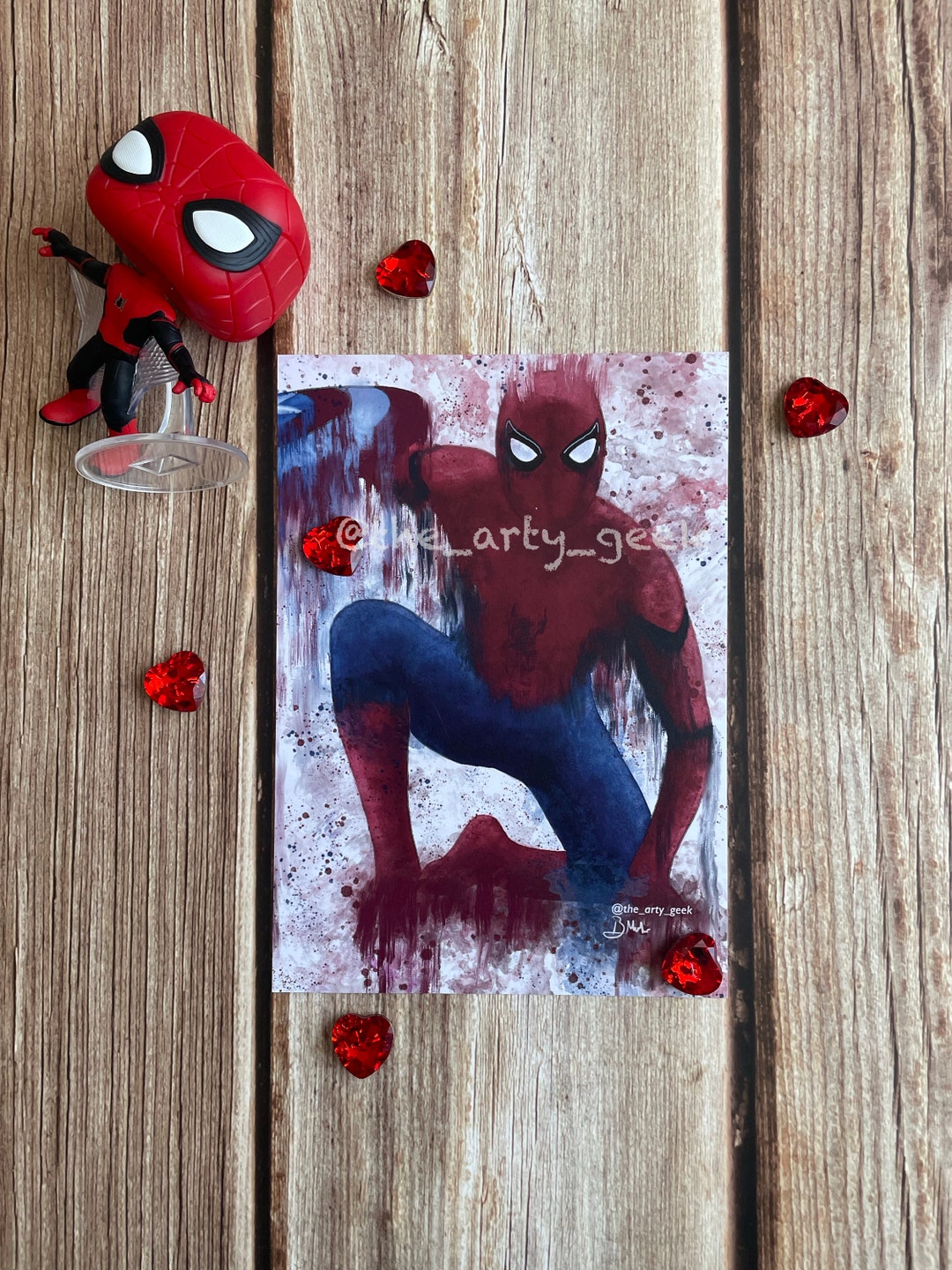 Spider-man Art Print, Spider-man Drawing, Tom Holland Art Print, Peter ...
