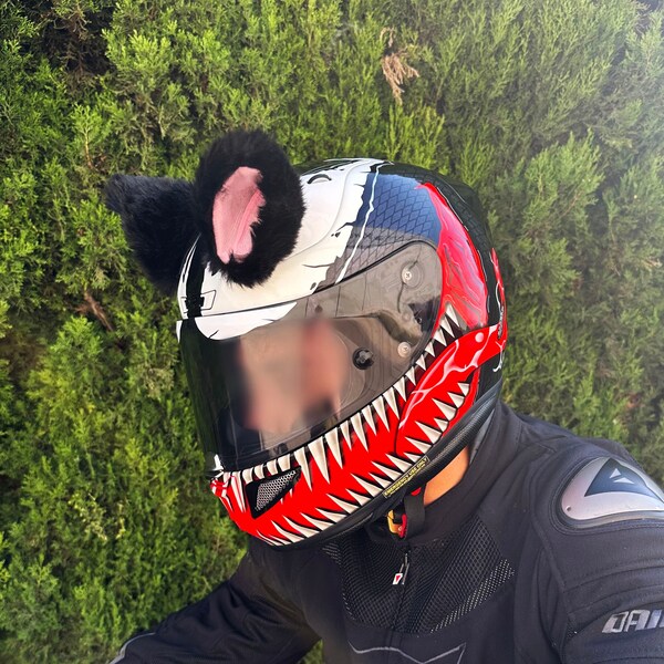 Furry Motorcycle Helmet - Etsy