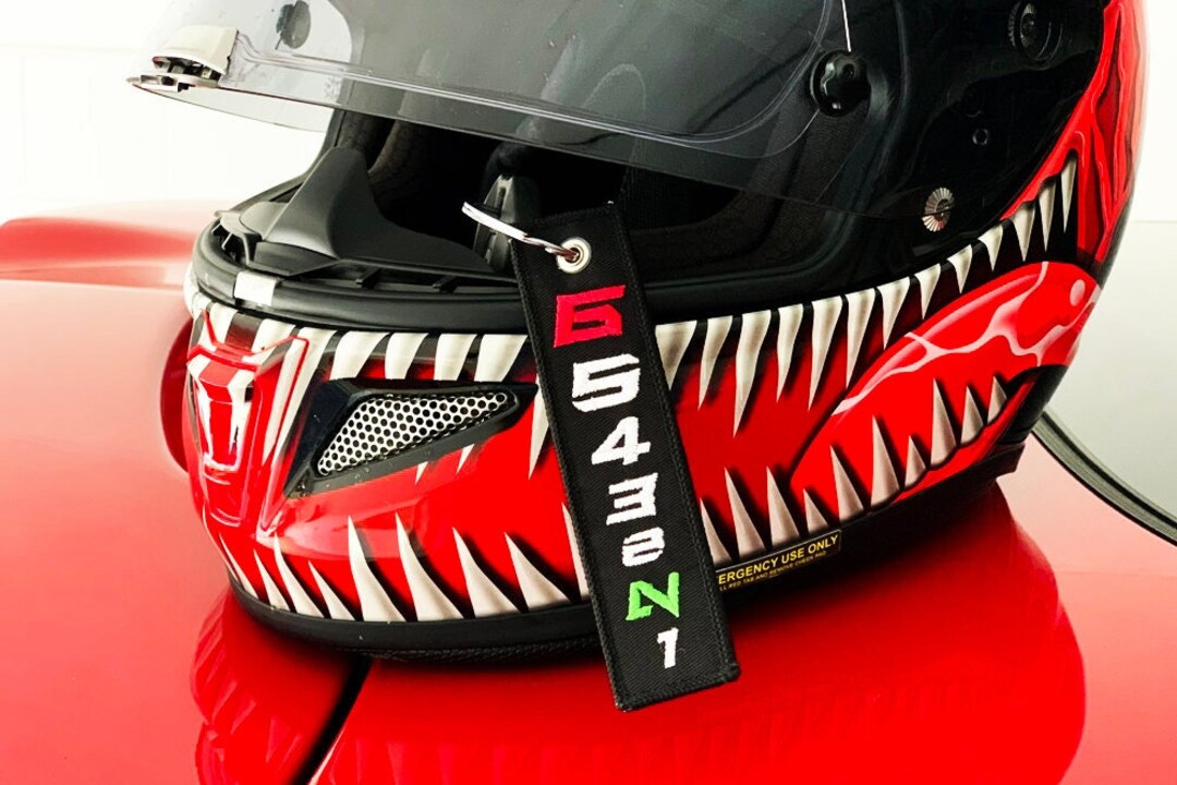 65432N1 Keychain Gift Key Ring Motorbike Key Tag Biker Gift Motorcycle ...