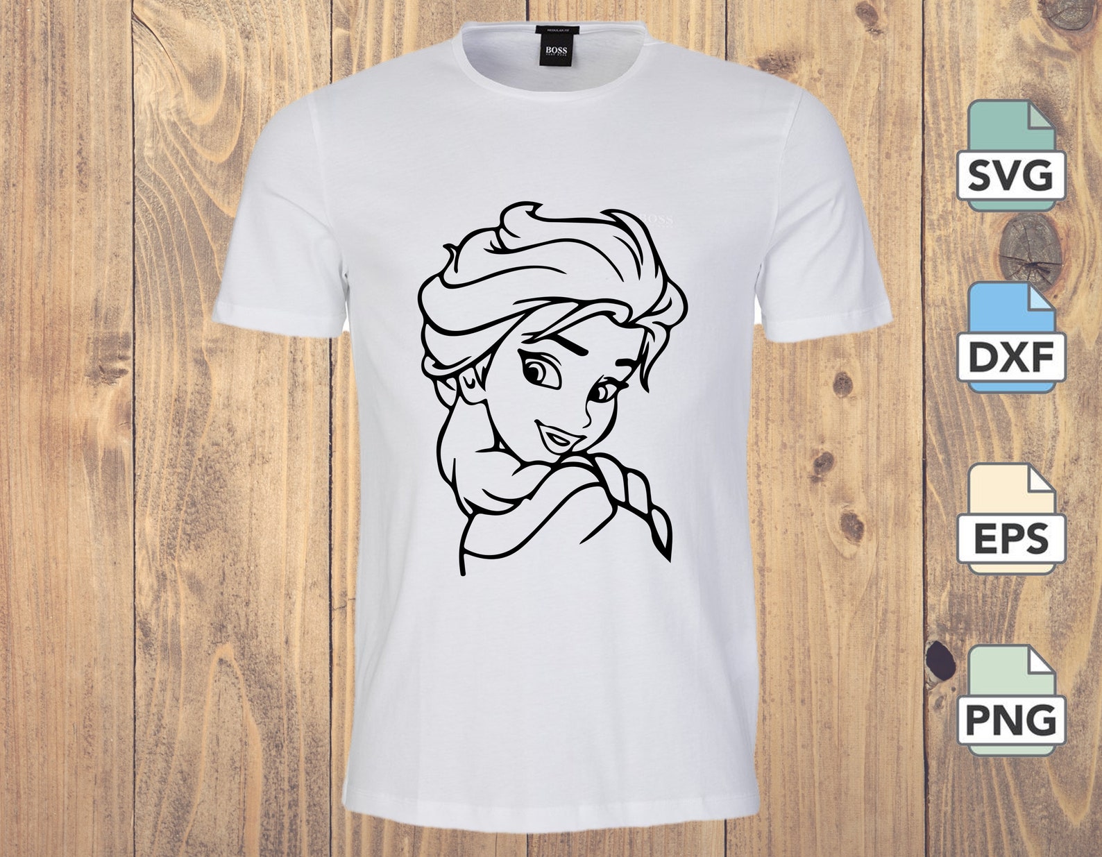Elsa SVG Plotterdatei Frozen SVG für Silhouette Cricut Digitaler ...
