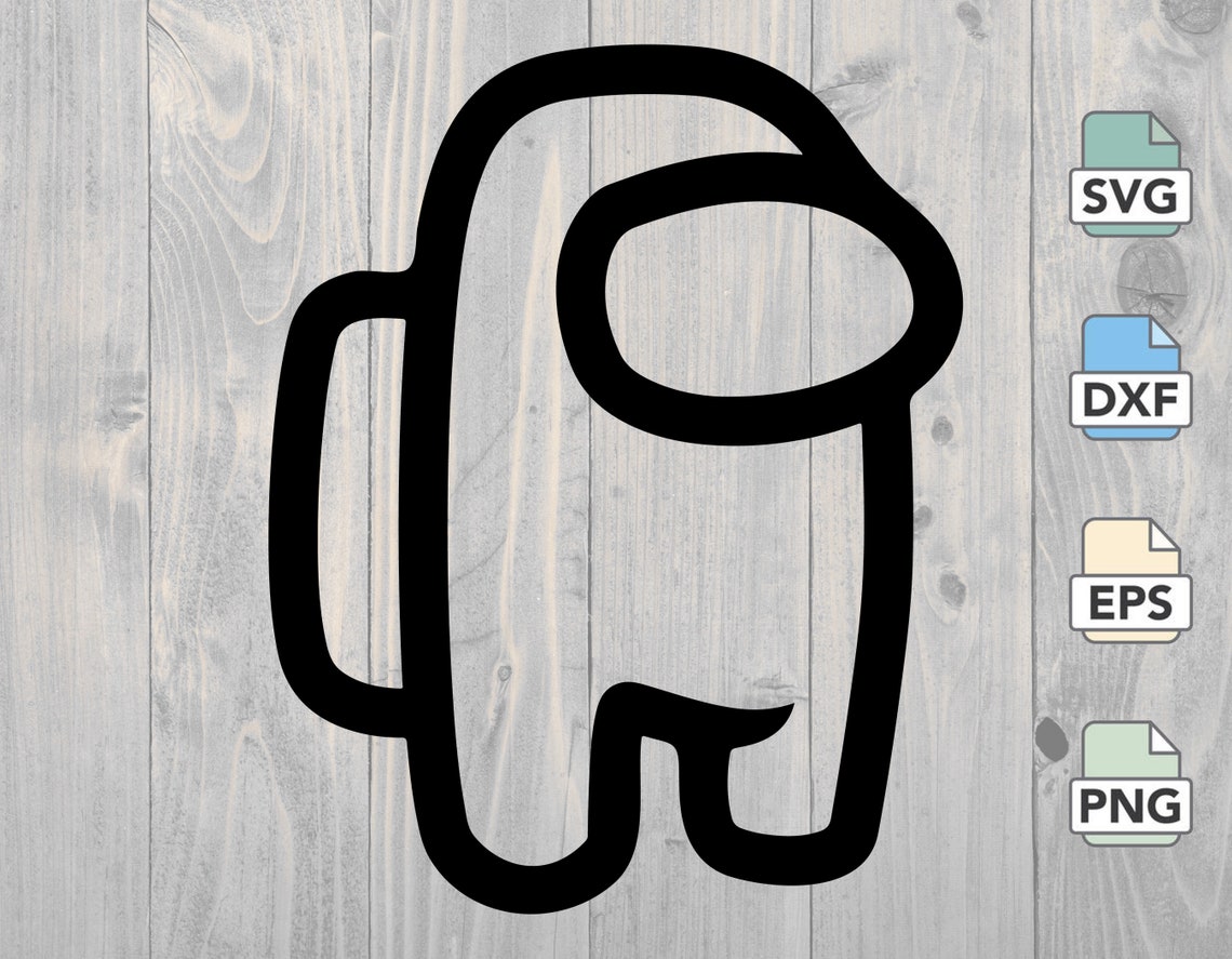 Among Us SVG Cut File Among Us Video Game SVG File for Silhouette ...