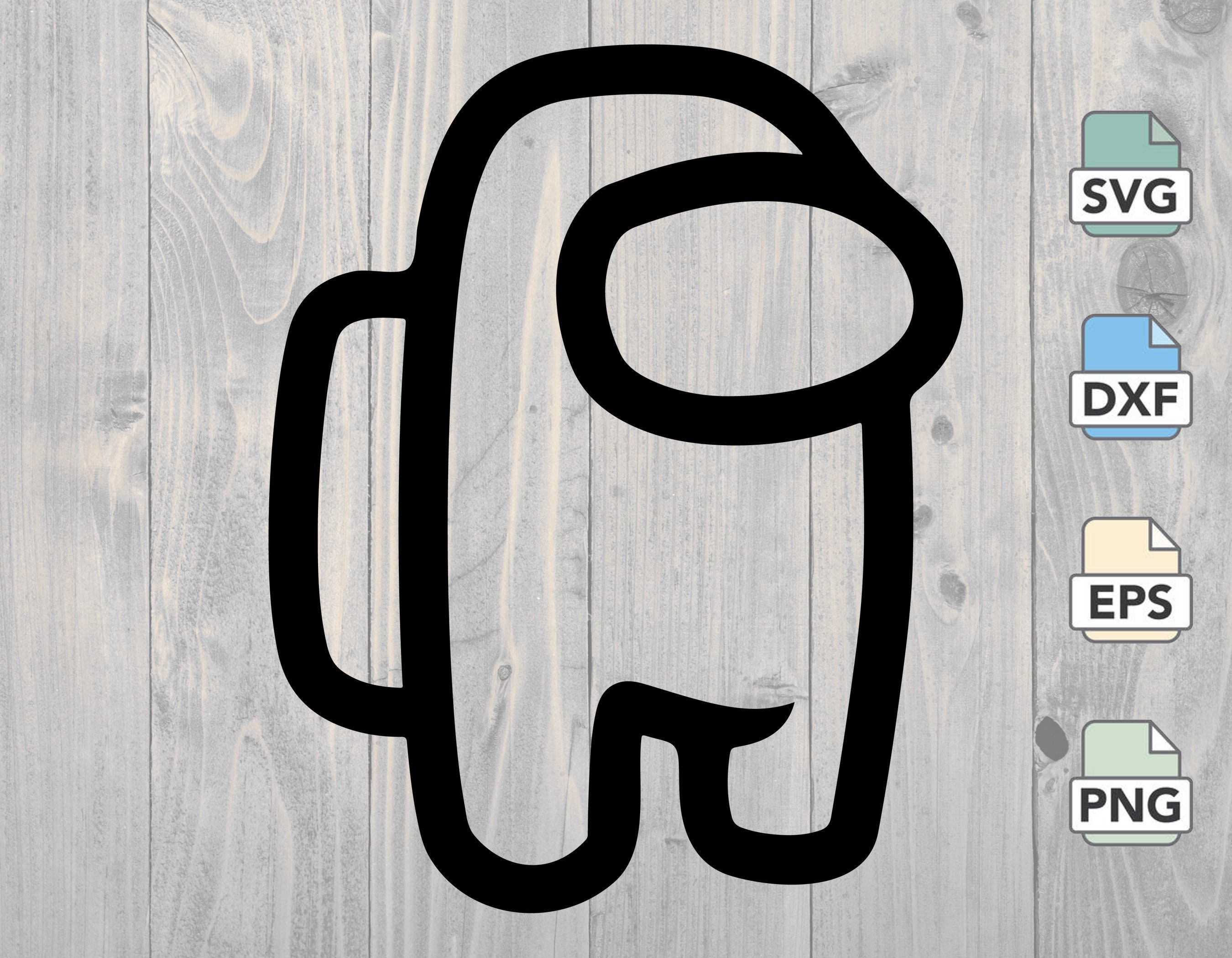 Among Us SVG Among Us Cut File SVG Silhouette Cricut - Etsy