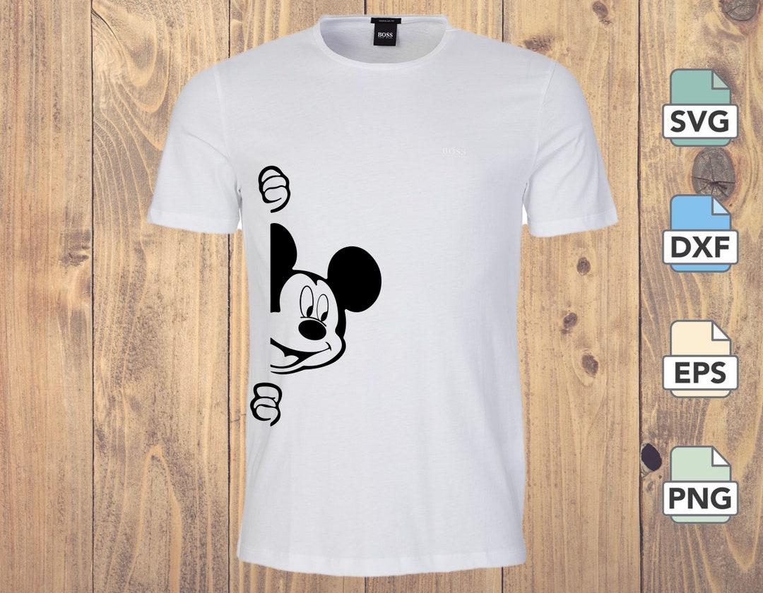 Mickey SVG Cut File Mickey Mouse Cartoon SVG File for Silhouette Cricut ...