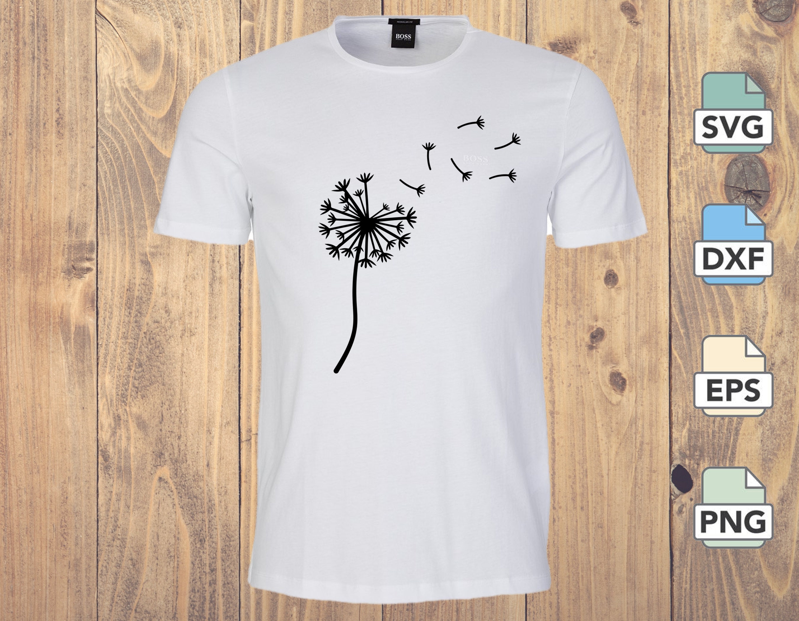 Dandelion SVG Cut File Blowing Dandelion SVG File for Silhouette Cricut ...