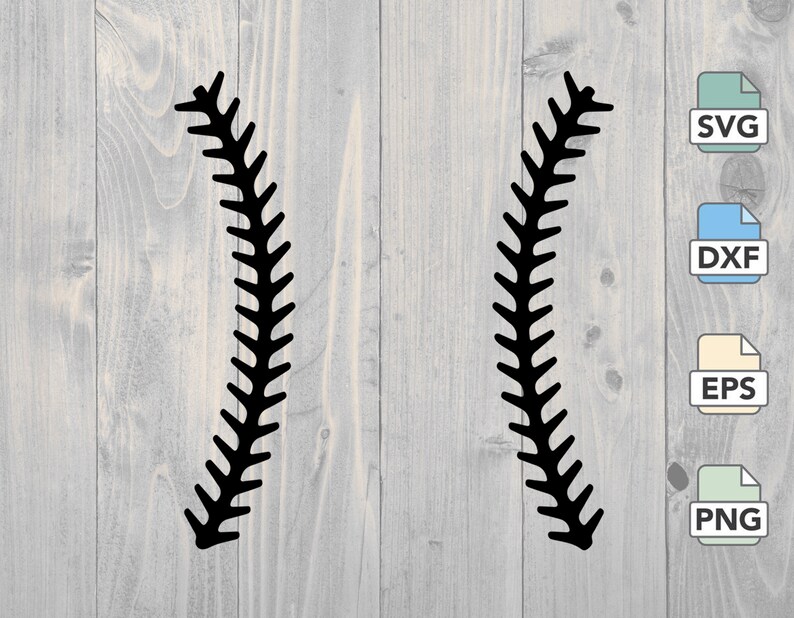 Baseball SVG Cut File, Baseball Laces SVG Cricut, Silhouette, Cricut ...