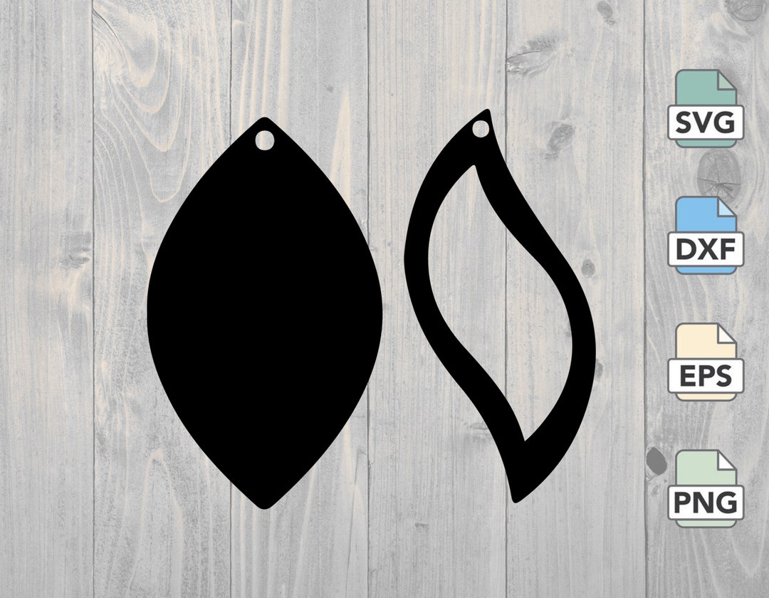 Earrings Svg, Tear Drop Earrings SVG Cut File, Silhouette, Cricut ...