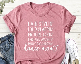 Dance Mom Shirt, Favorite Mom Tee, Dance Lover Mom Gift, Dance Mama ...
