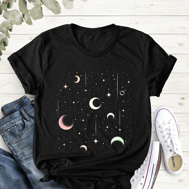 Moon T Shirt - Etsy