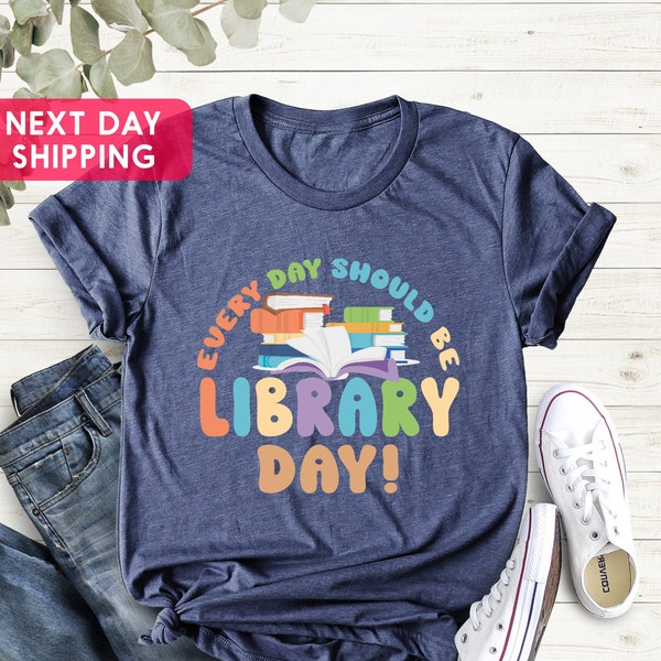 Library Shirt - Etsy
