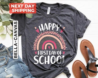 Happy First Day of School Shirt, First Day of School Shirt, Teacher ...