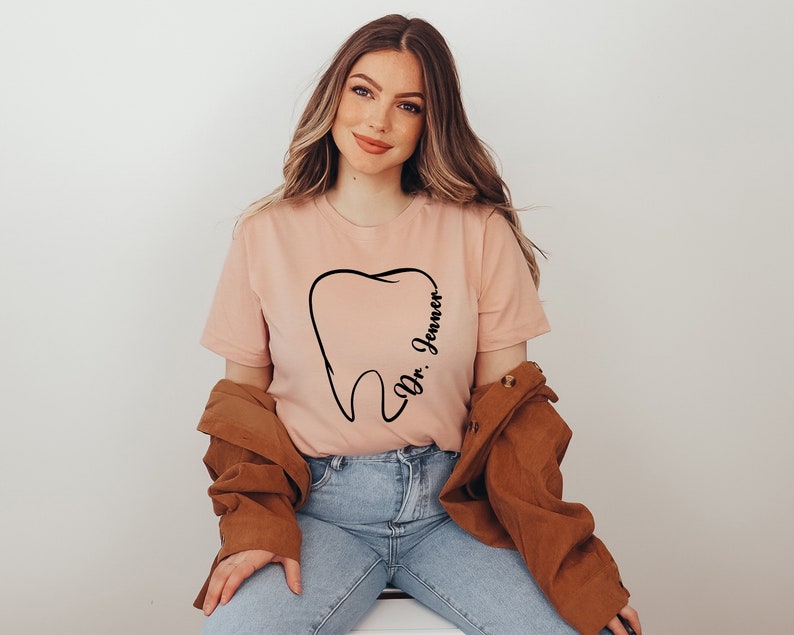 Dentist Custom Shirt Tooth Shirt Dentist Personalized Shirt - Etsy
