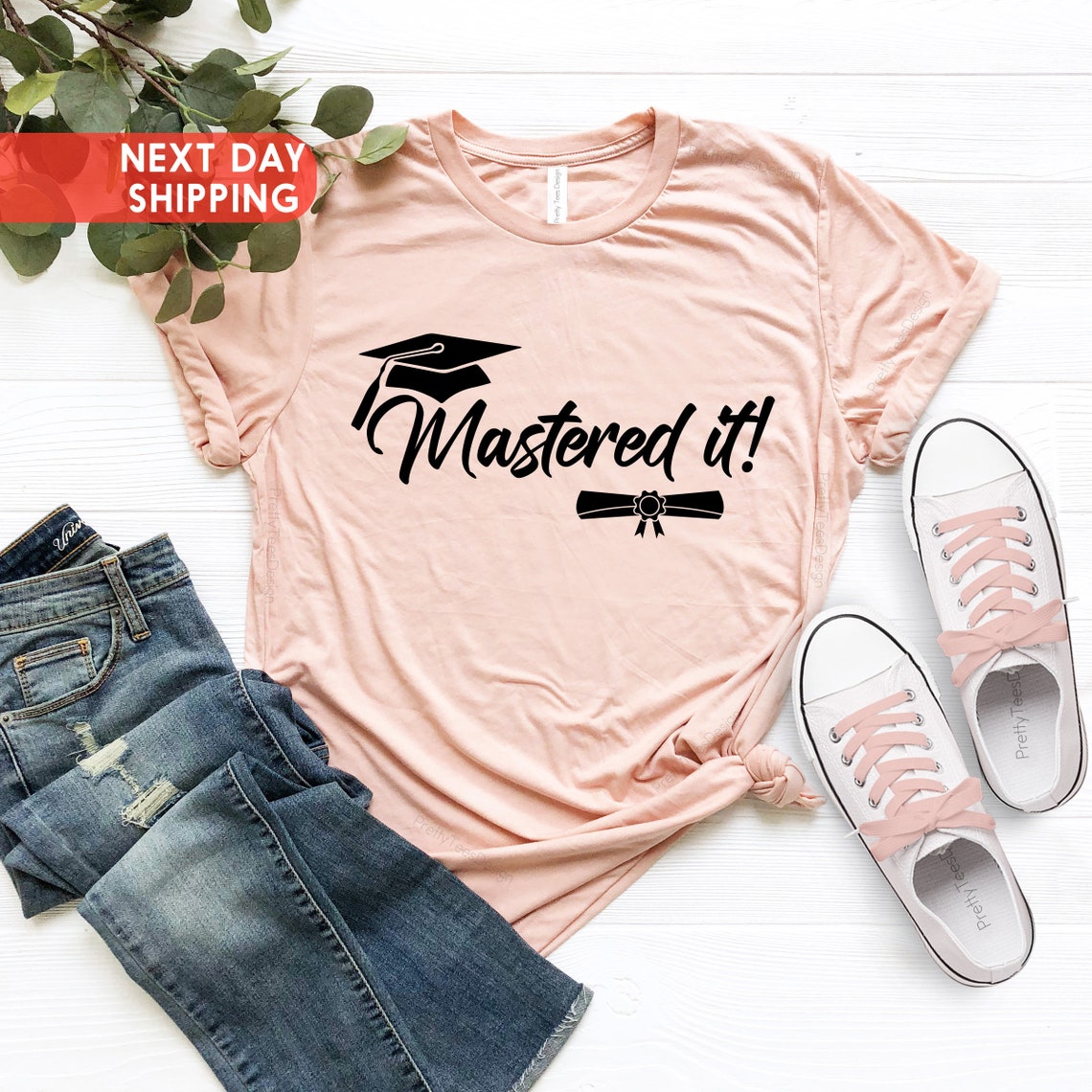 Mastered It, Masters Graduation Shirt, Gift for Masters Graduate, Grad ...