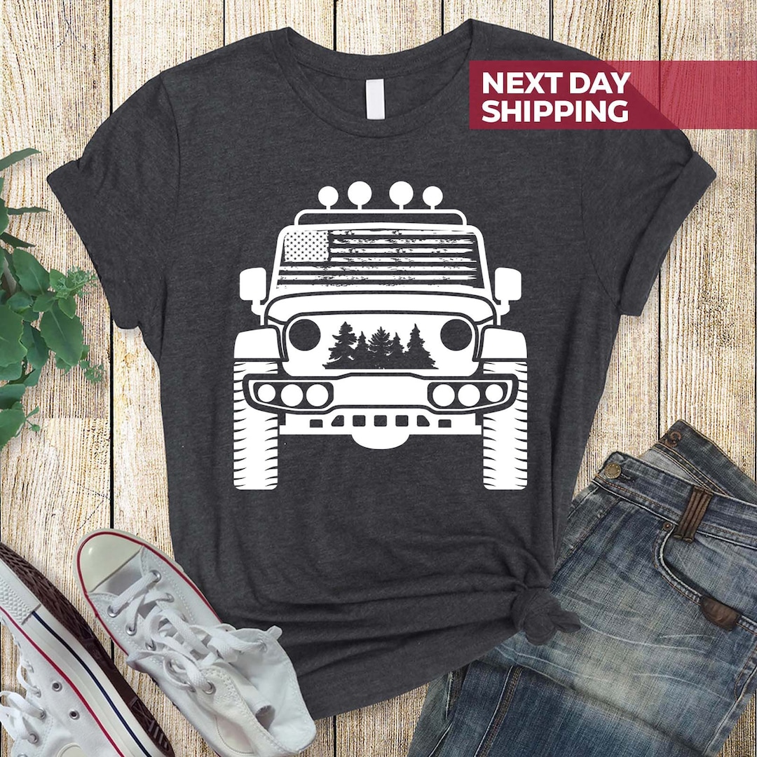 American Offroad Shirt, USA Flag Offroad Shirt, 4WD Offroad Shirt ...