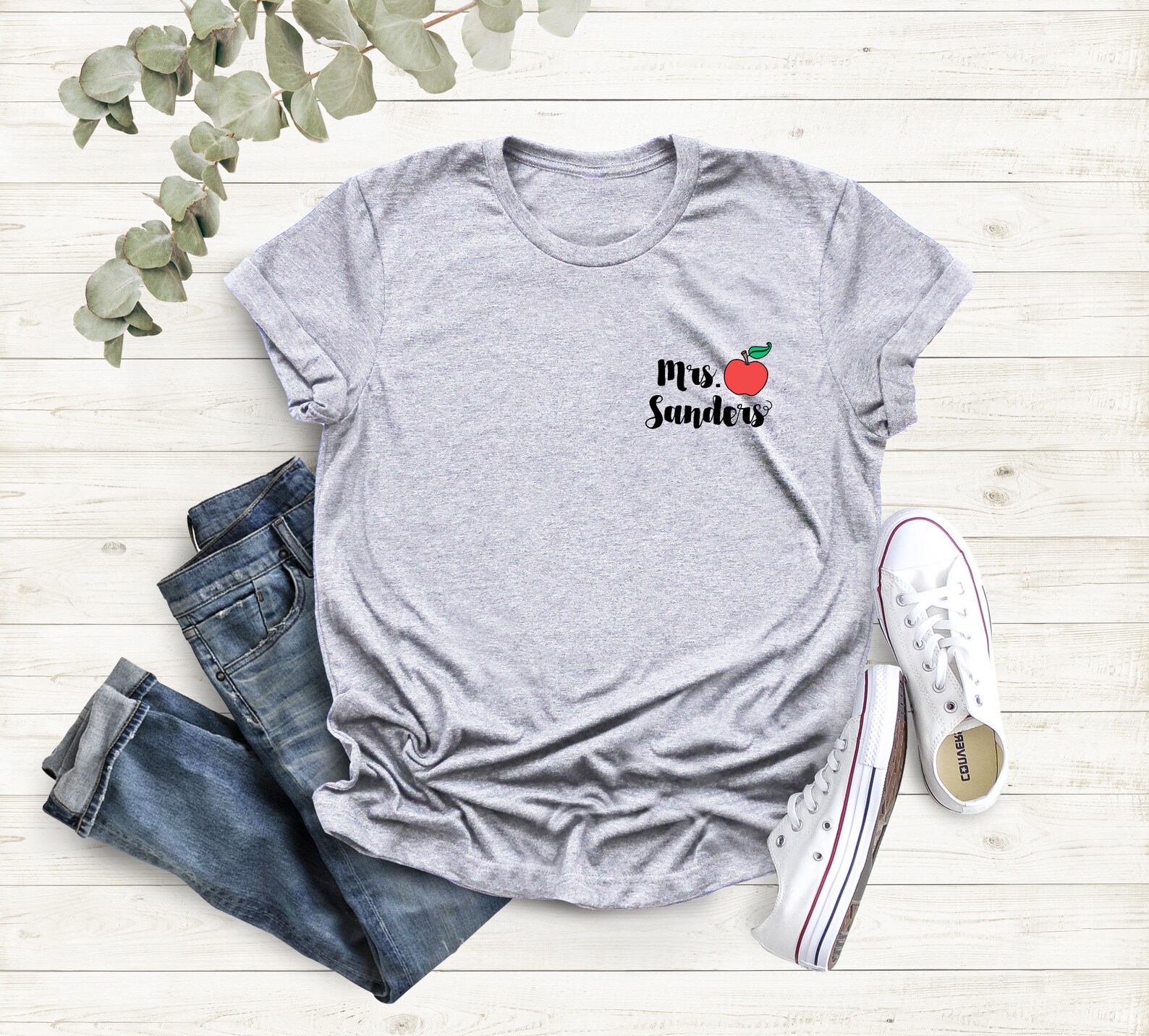 Personalized Teacher Sweatshirt Customized Name Teacher Etsy