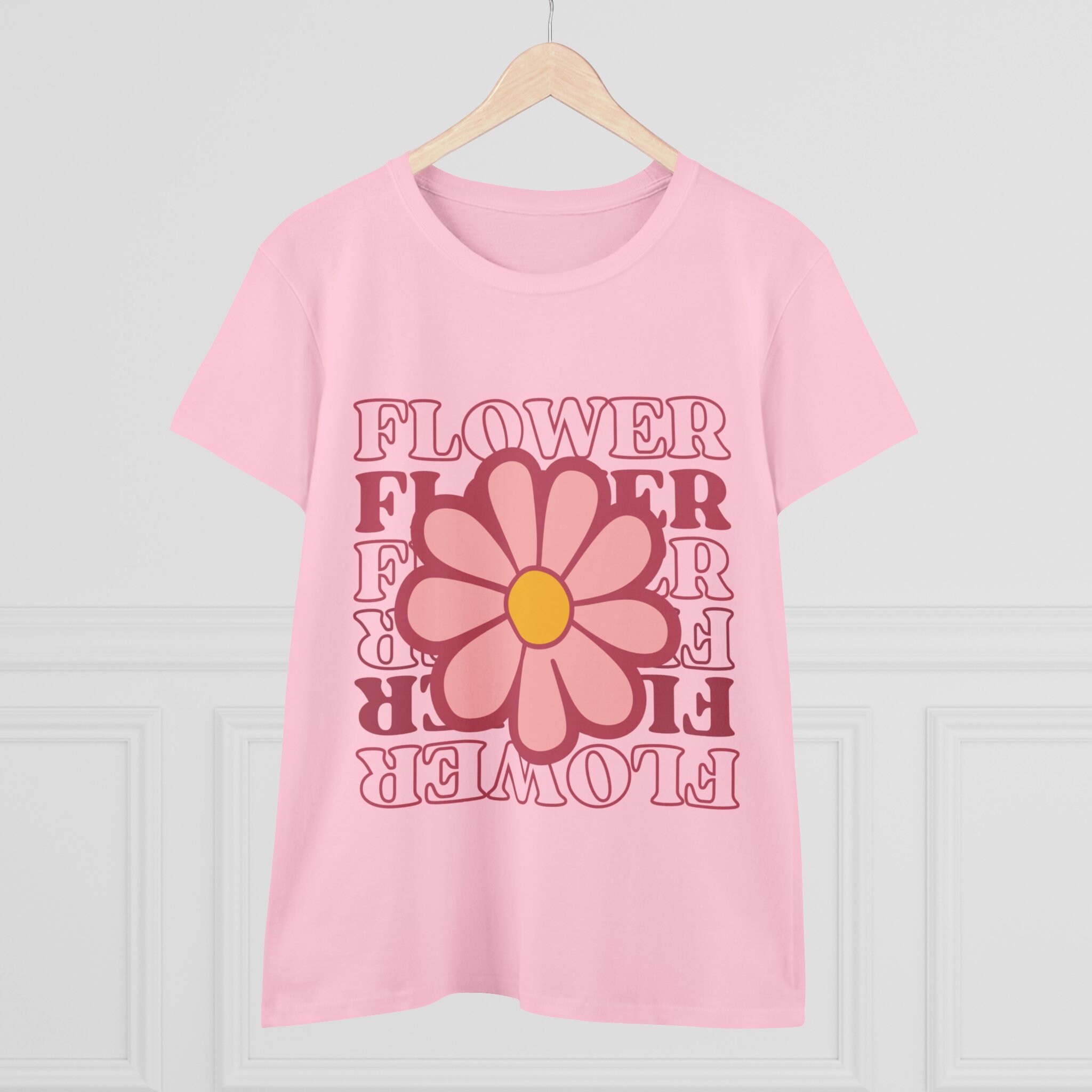 Flowers Plants Women Cute T Shirt T-shirt Short Sleeve Colorful Women's ...