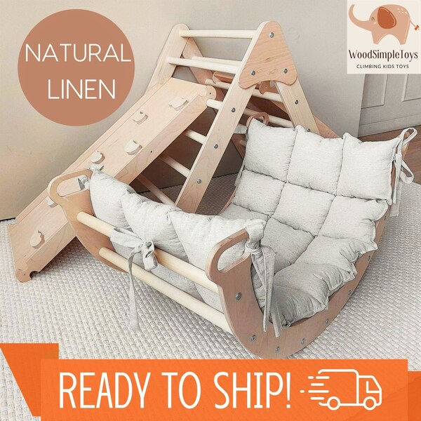 Wooden Climbing Arch Montessori Pillow - Etsy