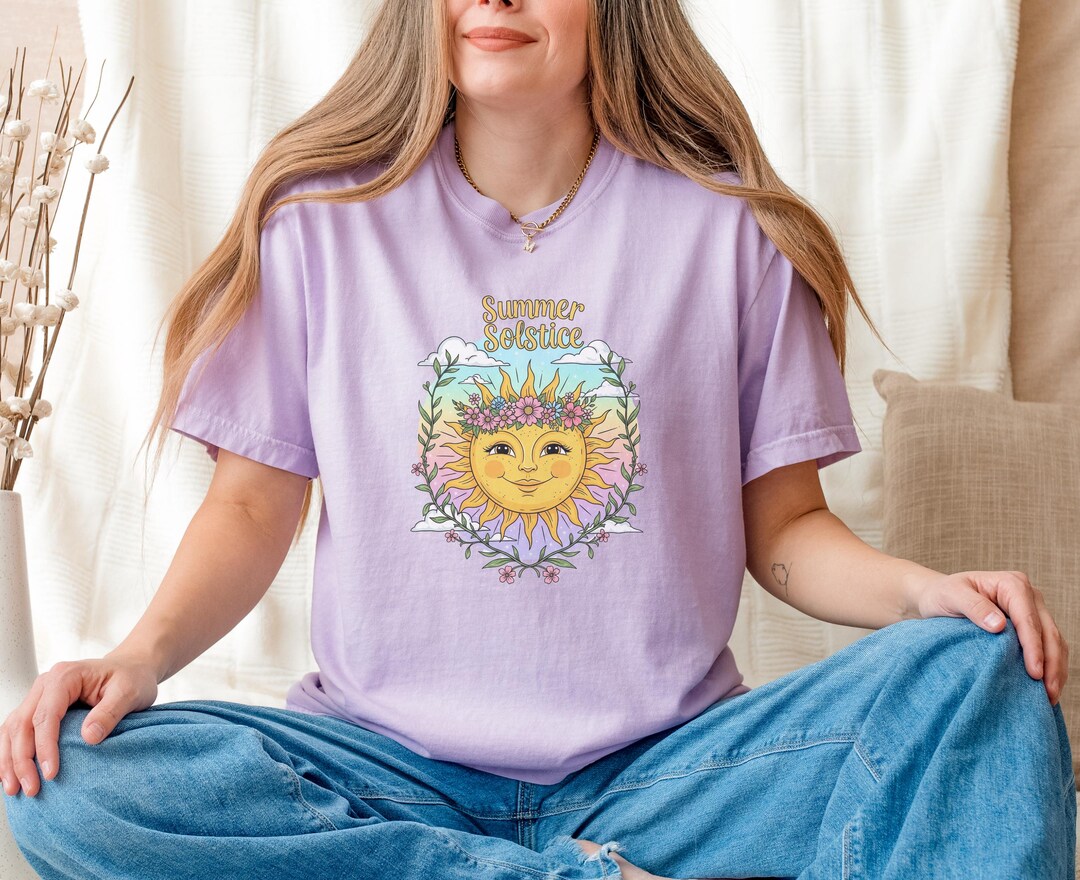 Summer Solstice Shirt, Comfort Color, Celestial Astrology, Music ...