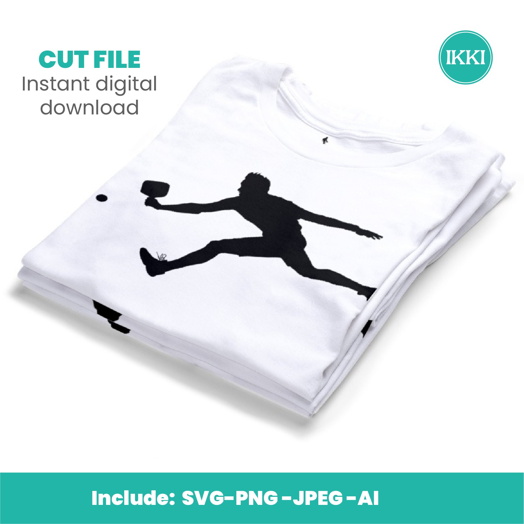 Pickleball Silhouette, Pickleball Players, Cutting Files, Pickleball ...