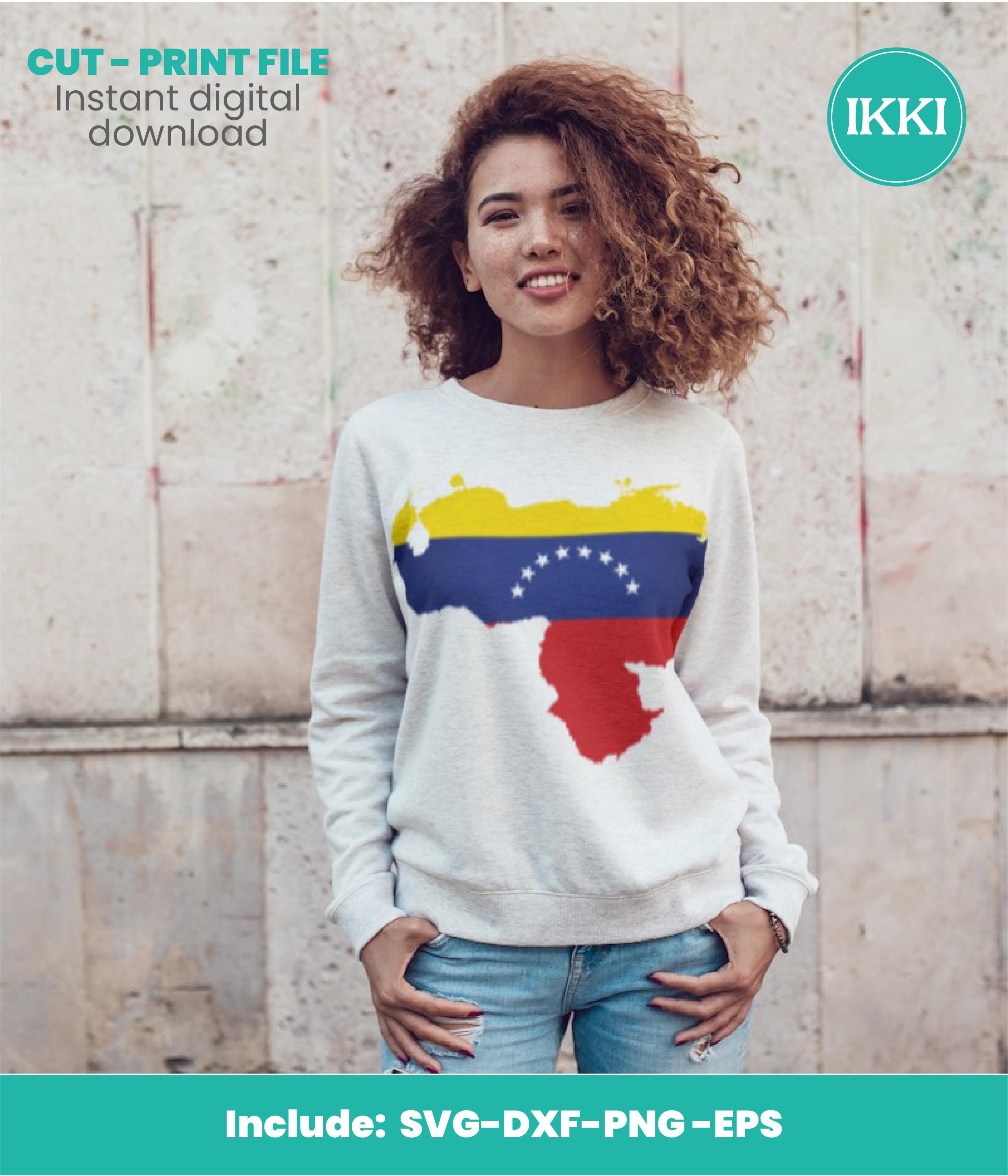 Venezuela Flag Bundle Files, Venezuelan Flag, Venezuela Map Clipart ...