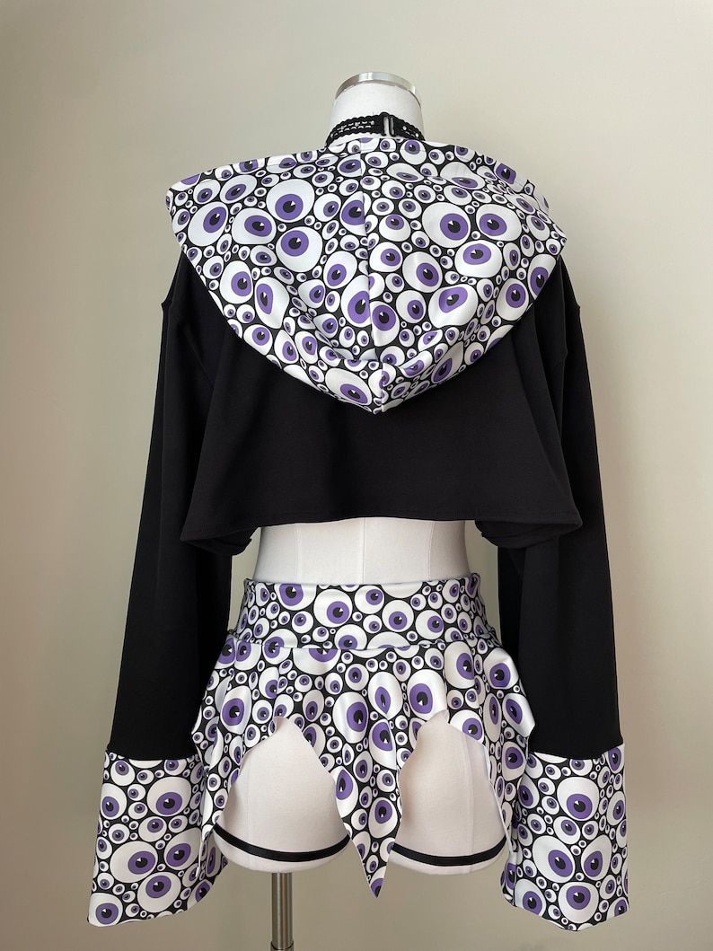 Googly Eyes Trippy Pixie / Trippy Asymmetrical Top and Skirt Set ...