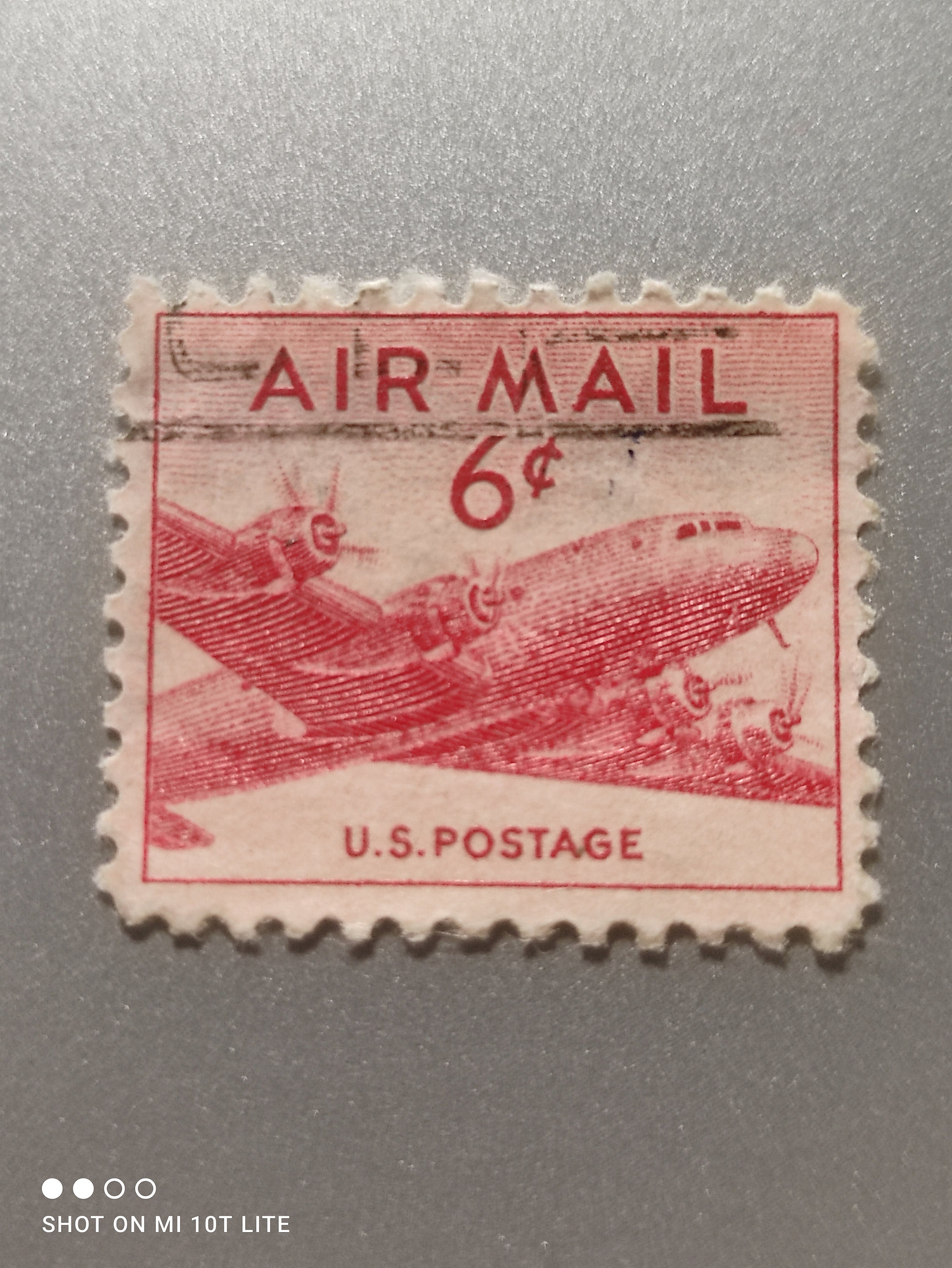 US Postage Stamp Postage 6 Cent Air Mail Stamped - Etsy
