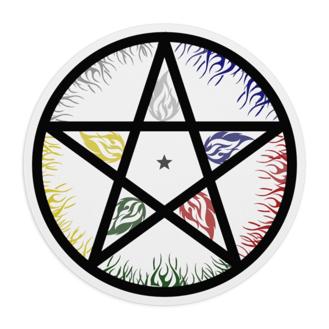 Elements Pentacle Mouse Pad - Etsy