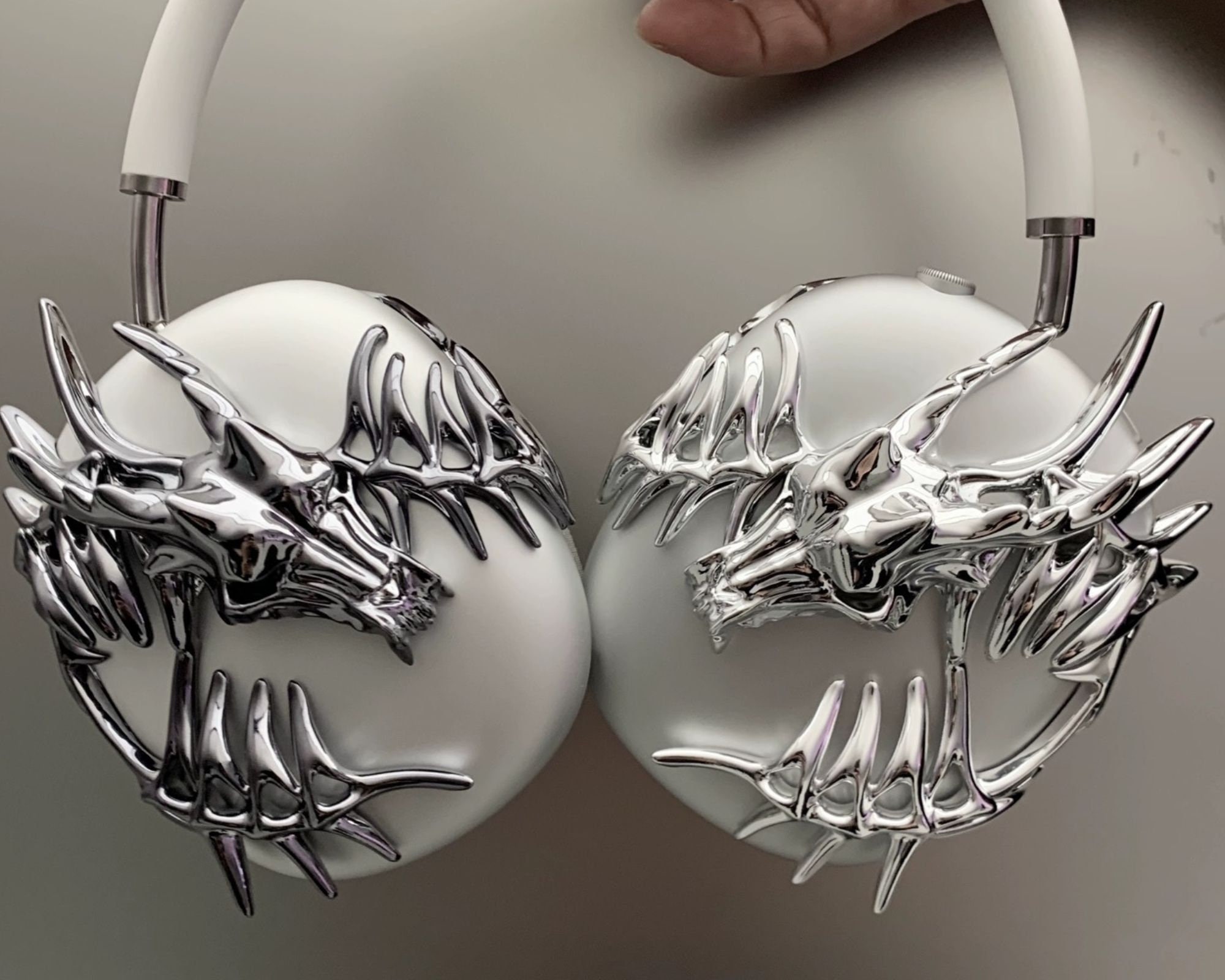 3D Printing Creative Design of AirPod Max Cover, Dragon Cover Hovering ...