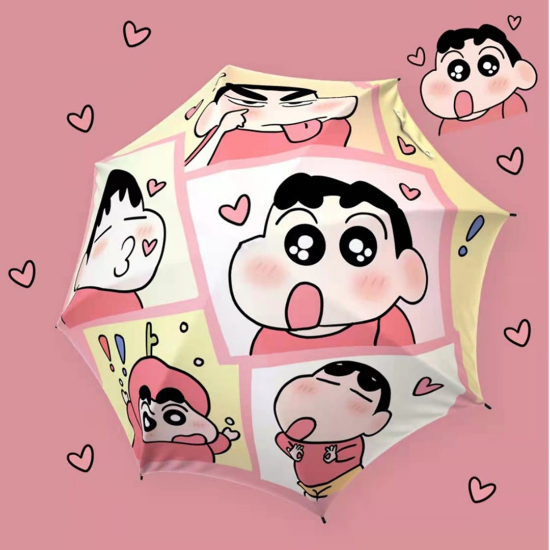 Crayon Shin-chan Japanese Anime Cute Printing Umbrella UV - Etsy